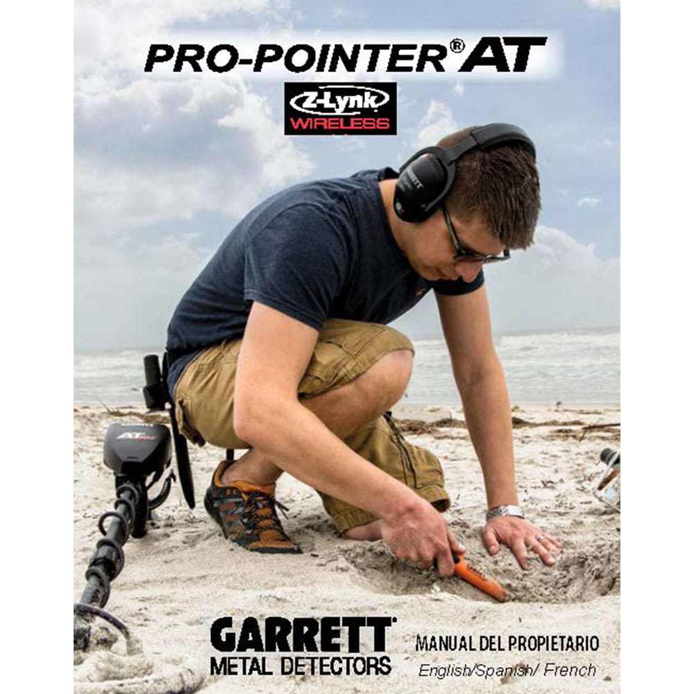 Garrett Pro Pointer At Z Lynk Instruction Manual Digital Serious Detecting