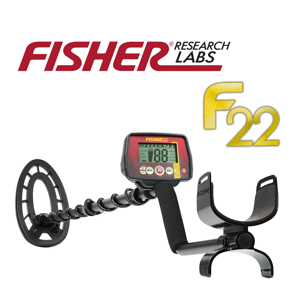 Fisher F22 Metal Detector | Light, Accurate & Weather-Resistant ...