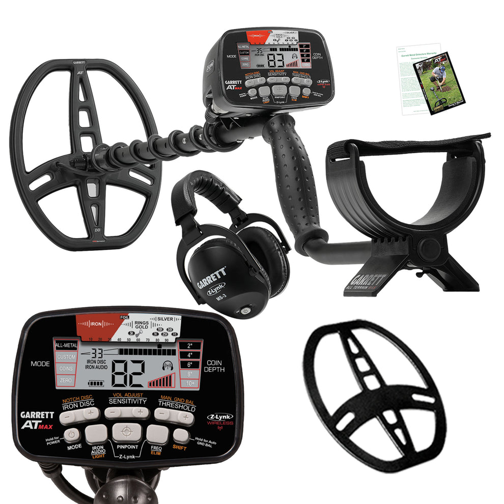 Garrett AT MAX Metal Detector | Wireless Z-Lynk Technology | Serious ...