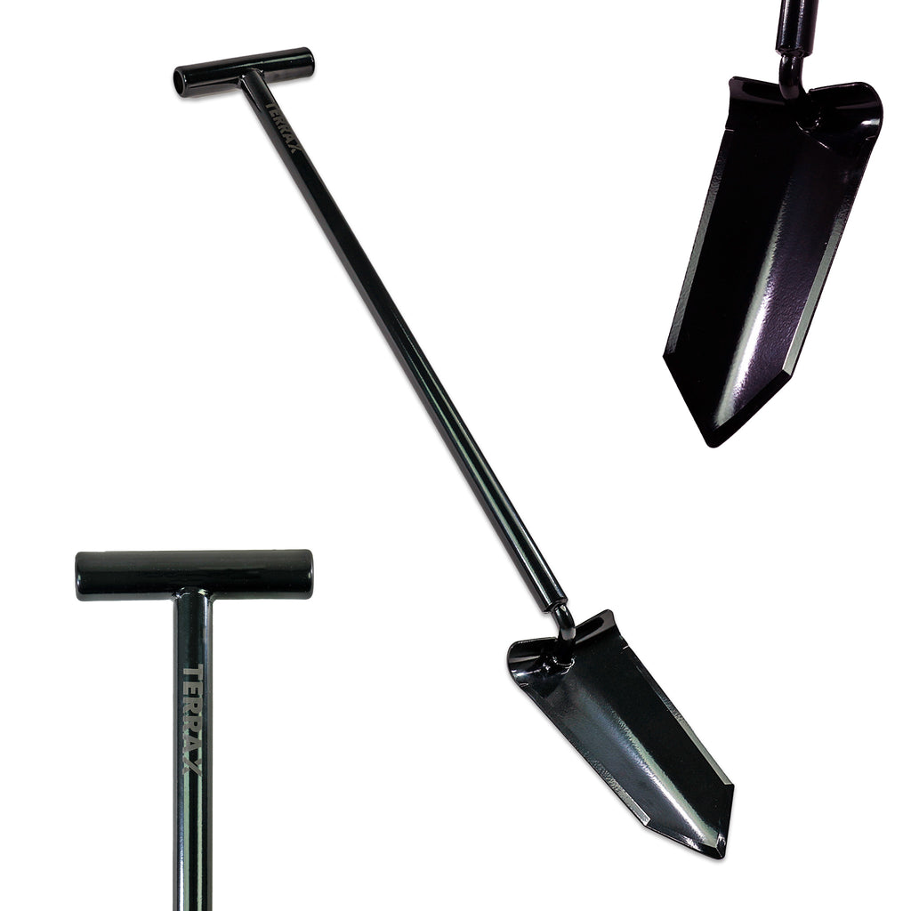 TerraX Master Digger - 34" Root Cutting Shovel with T-Handle - Ideal f ...
