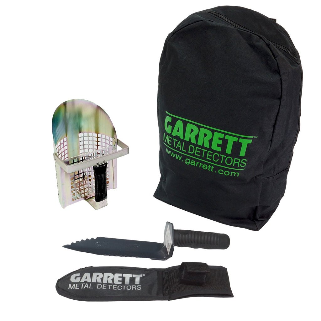 Garrett All-Purpose Backpack w/ Edge Digger and Anodized Steel Sand Sc ...