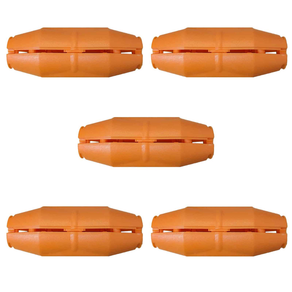 Orange Bucket Handle Grips Reduce Hand Fatigue for Wire Bail Handle ...