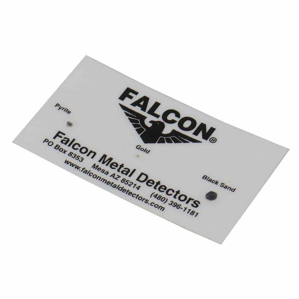 Falcon MD20 Gold Tracker Metal Detector Test Strip Card– Serious Detecting