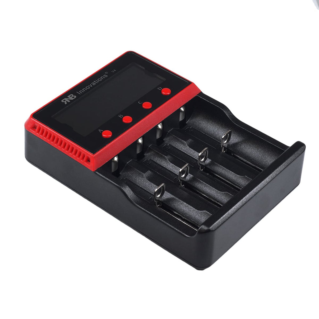 RNB Innovations Smart 4-Slot Portable High-Speed Rechargeable Battery ...